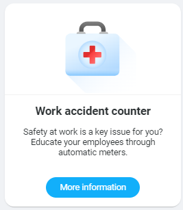 Work accident counter